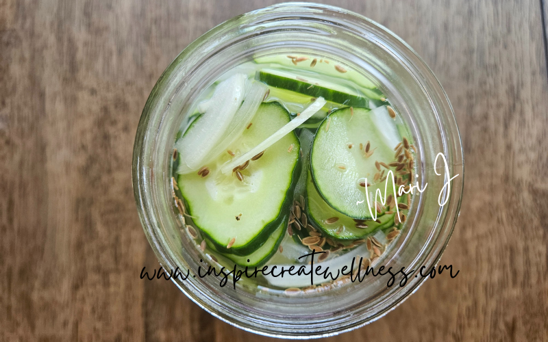 Simply the Best Refrigerator Pickles - Inspire Create Wellness