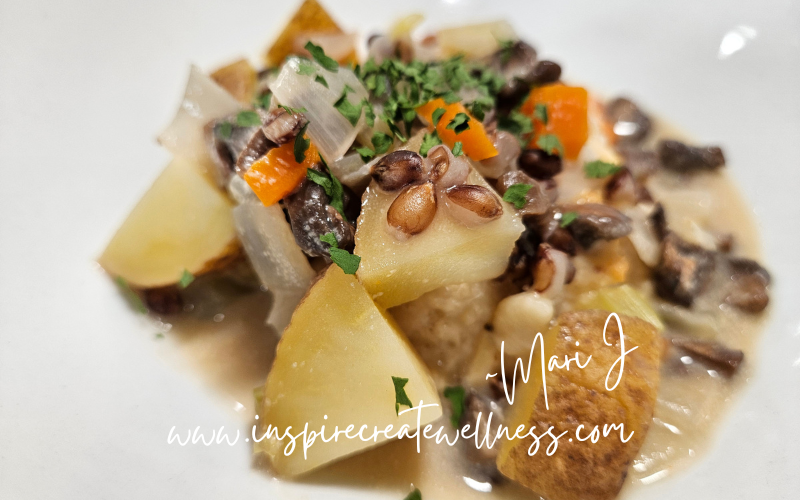 Creamy Potato Barley Soup - Inspire Create Wellness